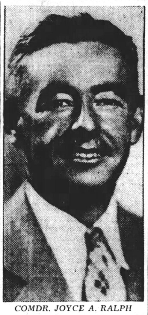 VMH: JOYCE A. RALPH, CDR, USN