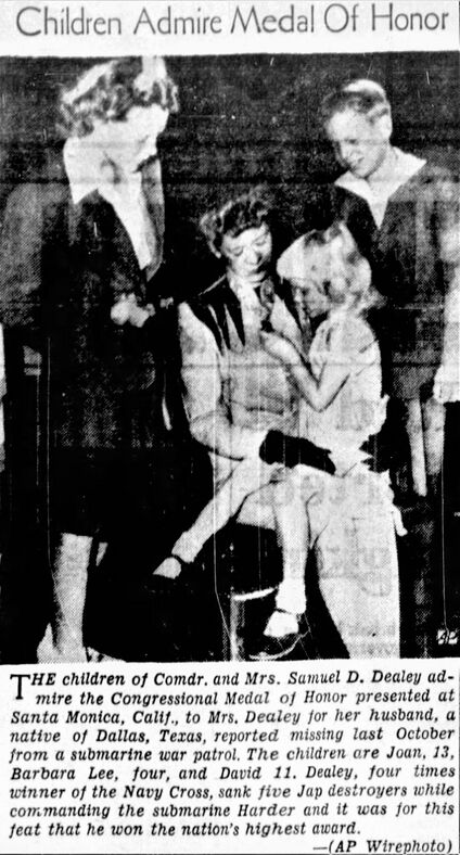 VMH: SAMUEL D. DEALEY, CDR, USN