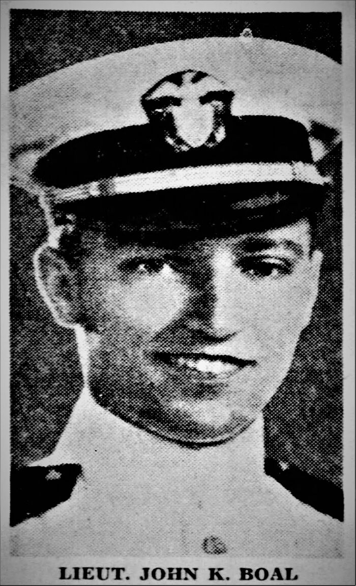 VMH: JOHN K. BOAL, LT, USN